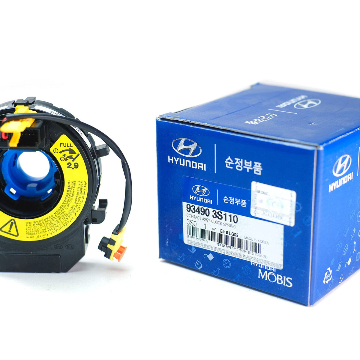 Cinta Airbag o Clockspring Original Hyundai 934901R410 Accent Rb 2012 ...